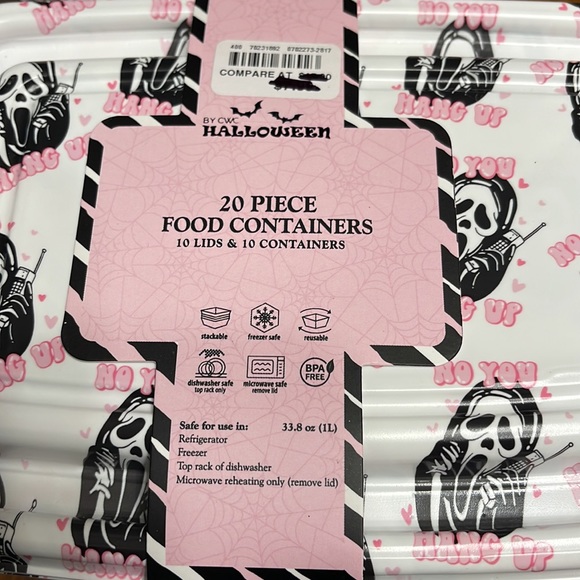 CWC | Kitchen | Brand New Ghostface Tupperware New Ghost Face ...